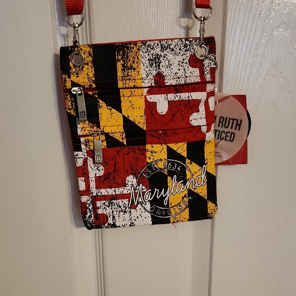 Robin Ruth | Bags | Robin Ruth Maryland Crossbody Bag Red Yellow Black ...